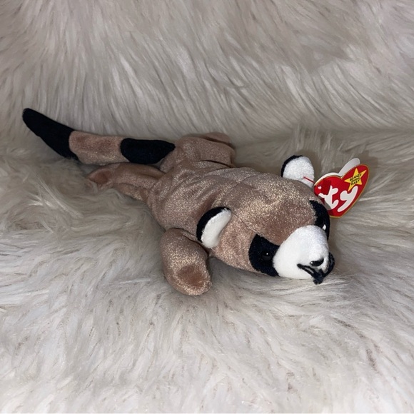 Ty | Toys | Vintage 995 Ty Beanie Babies Ringo The Raccoon 414 New ...
